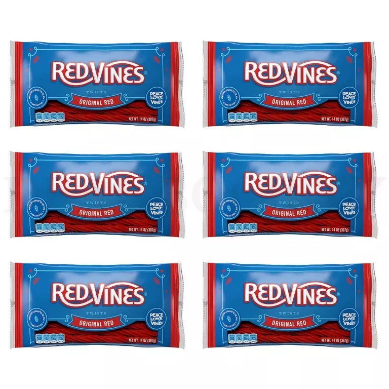 Red Twists Licorice Candy Lot of 6 (14oz) - Walmart.com