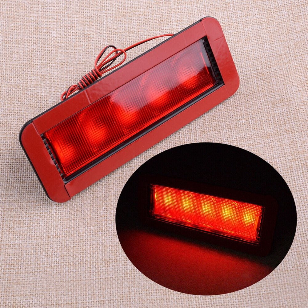 Red Universal Auto Brake Lights 5-Led High Mount Level Third 3Rd Brake ...