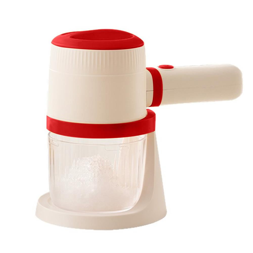 Red Us---New Home Mini Electric Multi-Purpose Shaved Ice Machine Summer ...