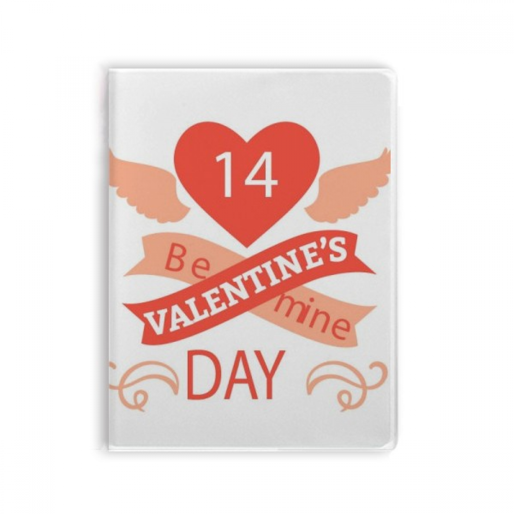 Red Valentine's Day Be Mine Notebook Gum Cover Diary Soft Cover Journal ...