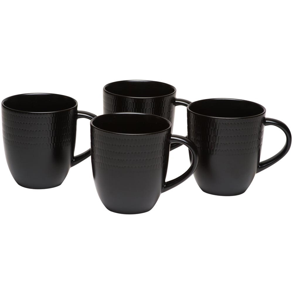 Red Vanilla Black Rice Coffee Mug 12oz (Set of 4) - Walmart.com