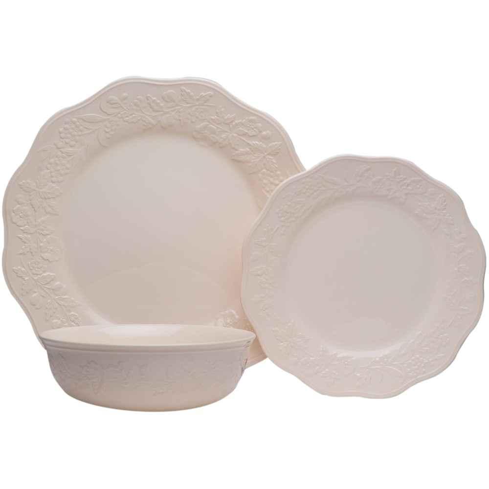 Red Vanilla Country Villa 18Pc Dinnerware Set - Walmart.com