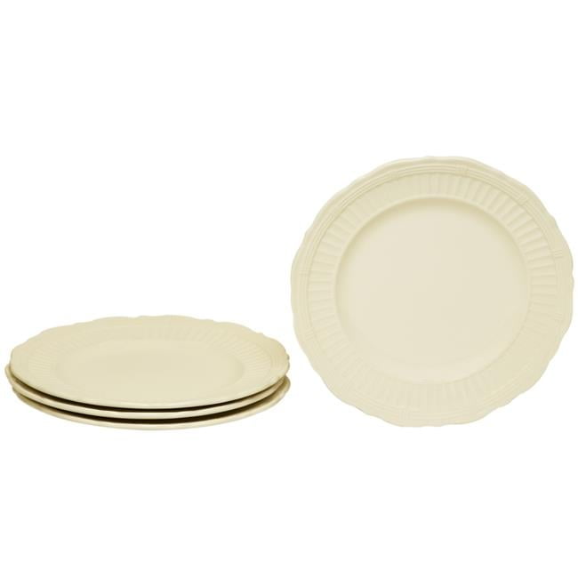 Red Vanilla FE900-402 8.5 in. Tuscan Villa Salad Plates, Creamy White ...