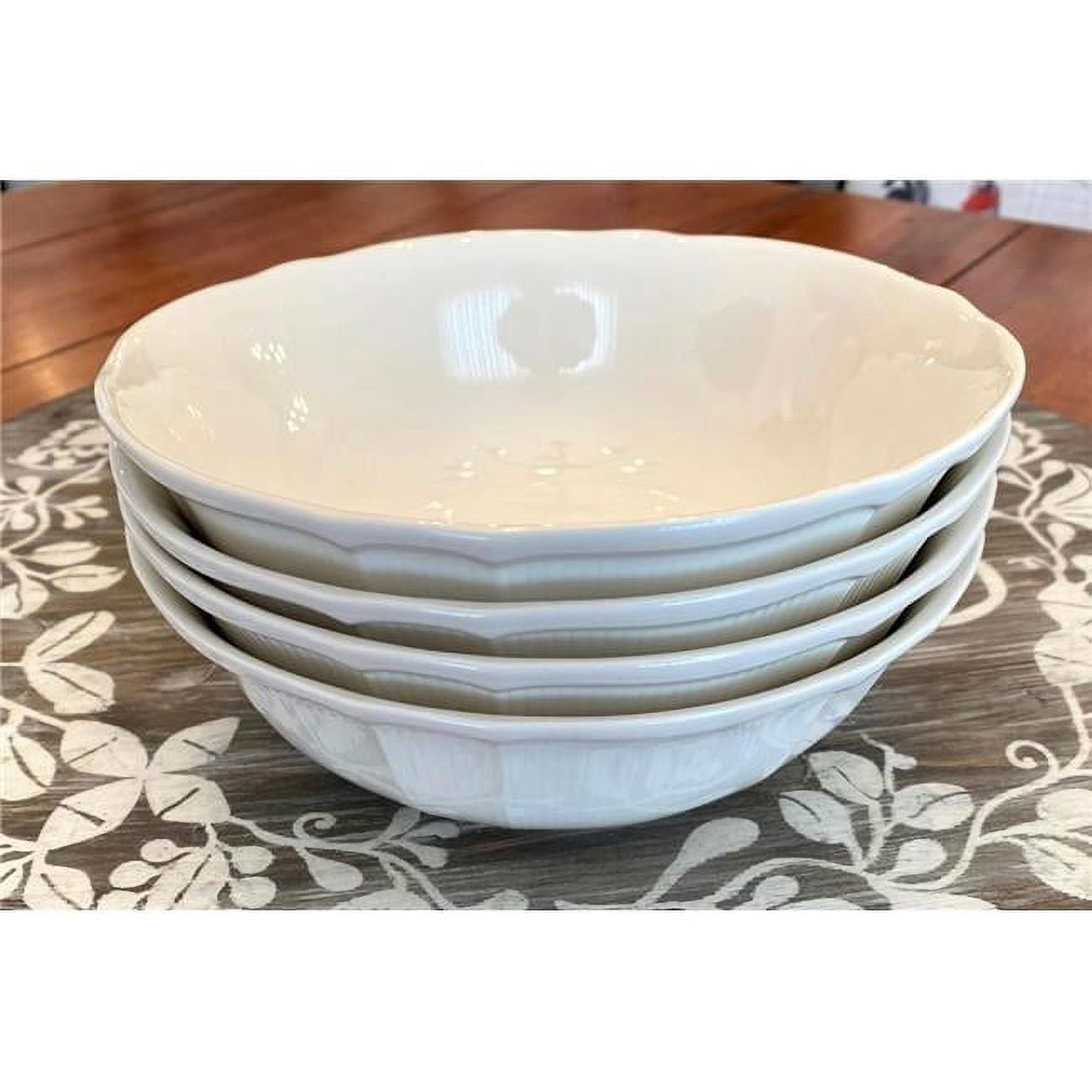 Red Vanilla IF900-421 32 oz Antique White Coupe Bowl - 7.5 in. - Set of ...