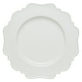 Red Vanilla Pinpoint White Plate - Set of 4 - Walmart.com
