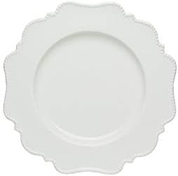 Red Vanilla Pinpoint White Salad Plate 8", Set of 6, 1, None - Walmart.com