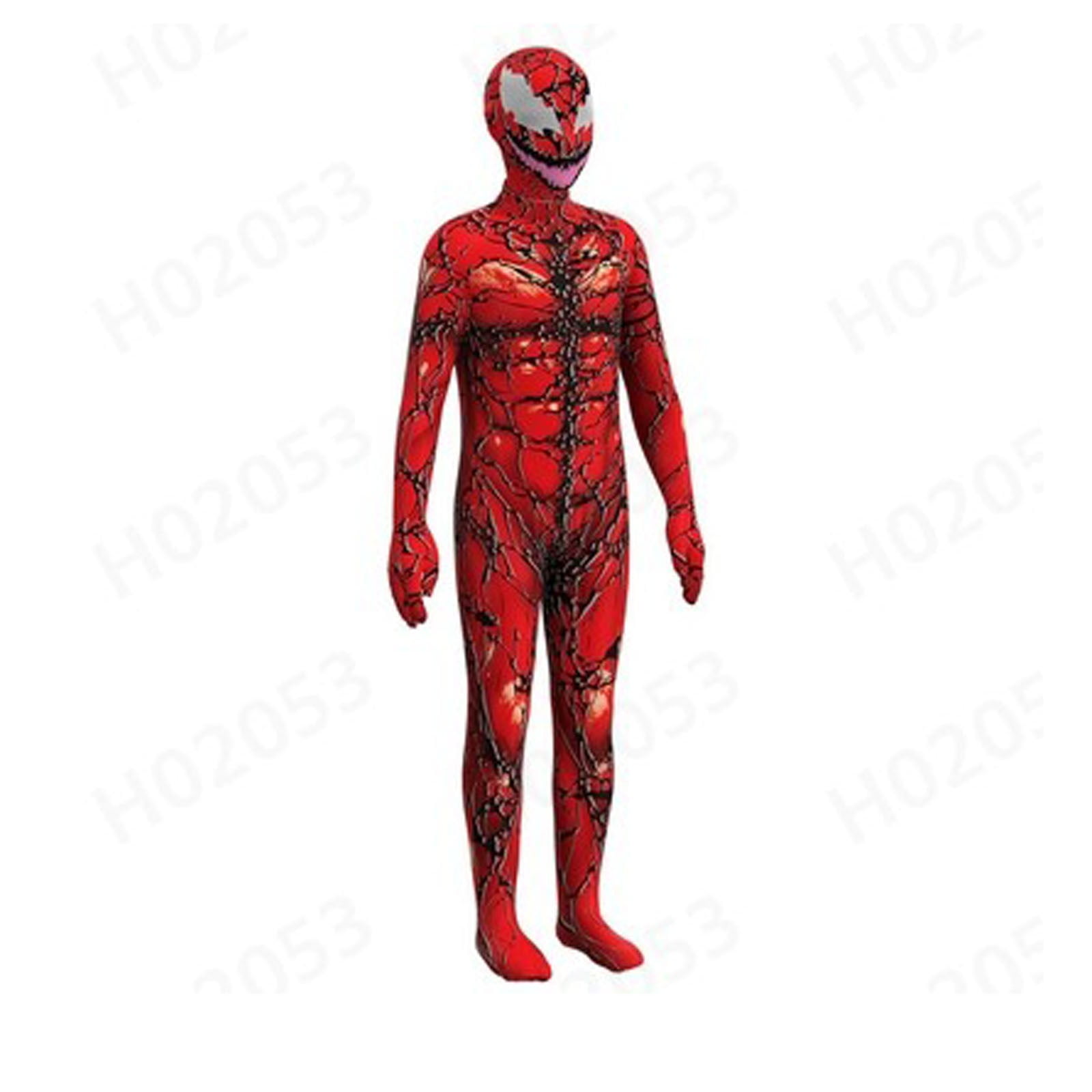 Red Venom Tight Clothes Miles Jumpsuit Set, Halloween Costumes ...
