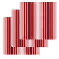 Red Vertical Striped Kitchen Dish Towels for Drying Dishes Set of 3 ...