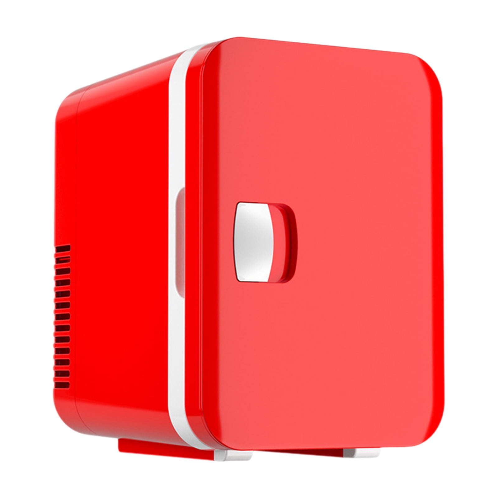 Red Vibrant Compact Fridge 6L Capacity Energy-Efficient Cooling For ...