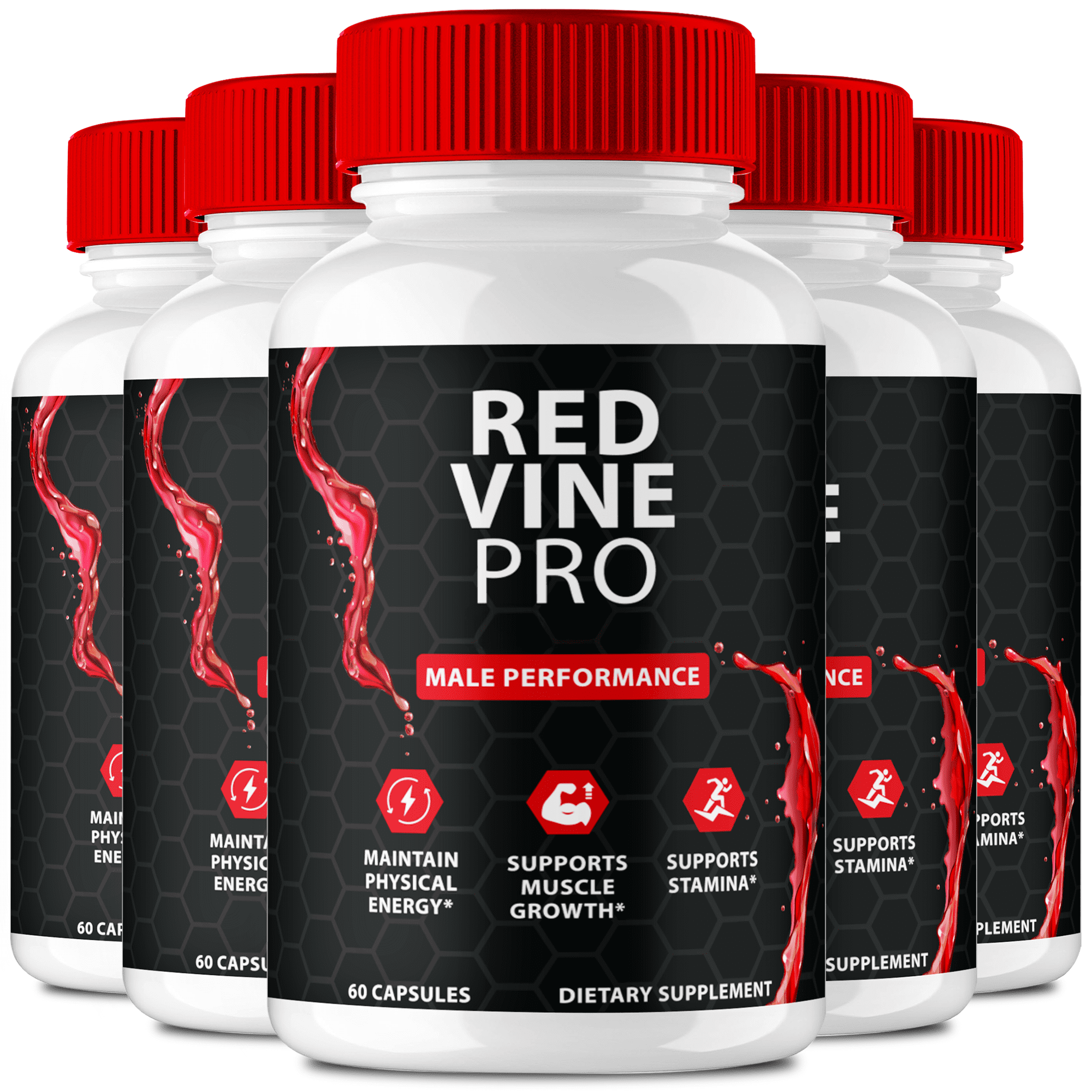 Red Vine Pro Capsules, RedVine Pro Supplement Pills All Natural Formula ...