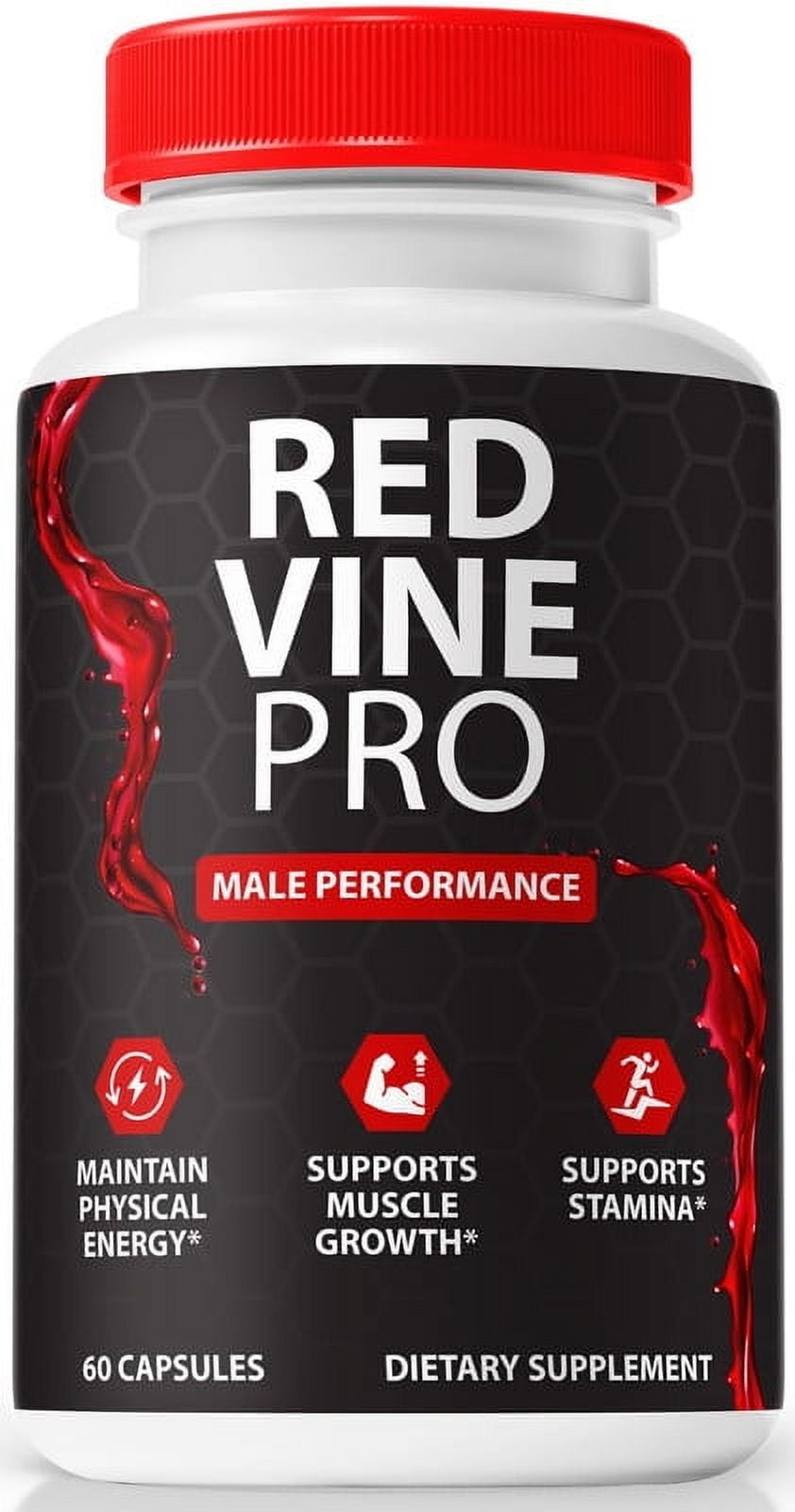 Red Vine Pro Pills – Official RedVine Pro All-Natural Vitamin for Physical Health & Overall Well ...