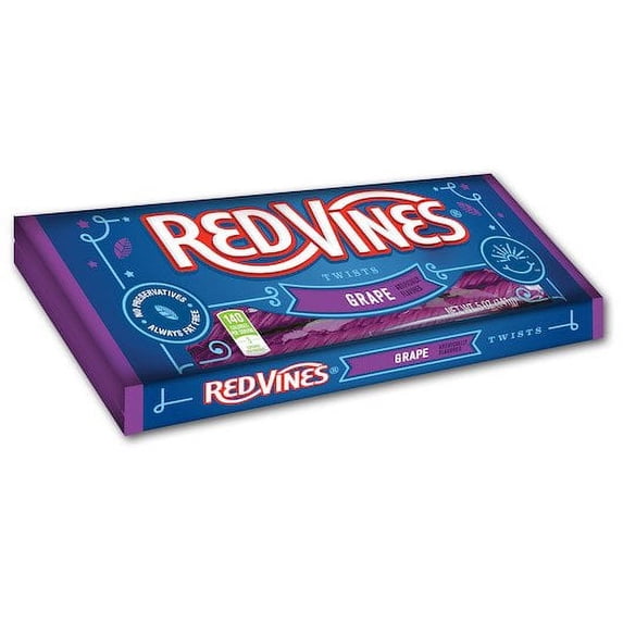 Red Vines Original Grape Twists Licorice, 5 Ounce, 12 Pack Case ...