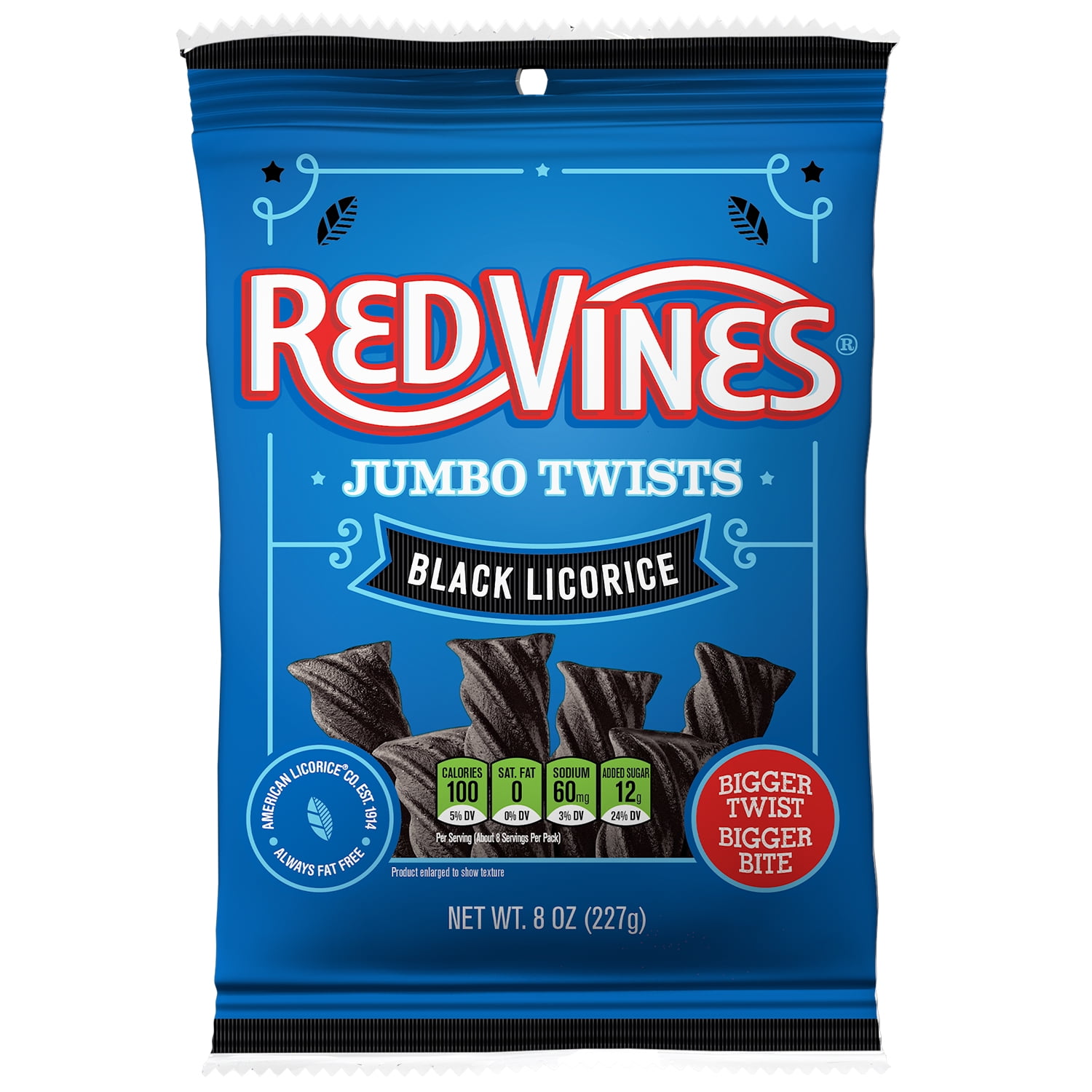 RED VINES Jumbo Black Licorice Twists, Soft & Chewy Nepal | Ubuy
