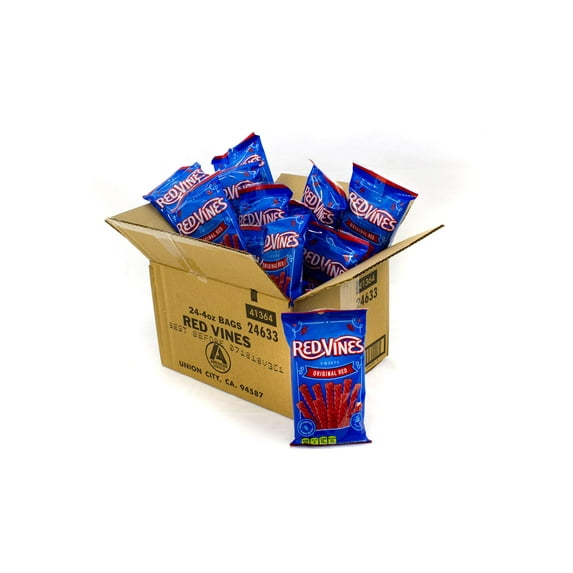 Red Vines Licorice Twists, MFF30 Original Red Flavor, Soft & Chewy ...