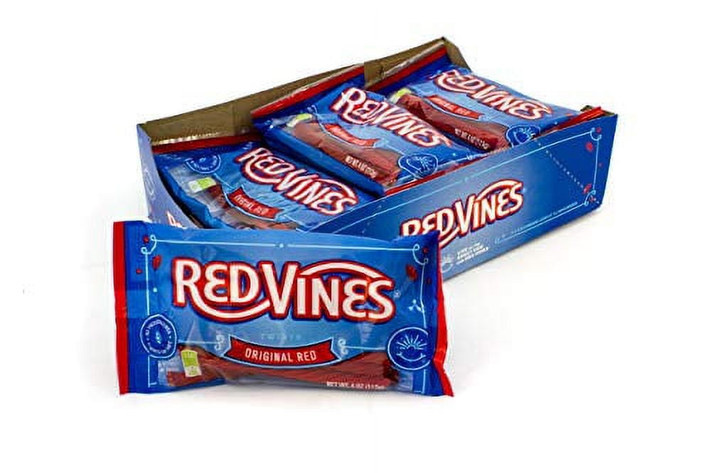 Red Vines Family Bulk Original Red Licorice Twists 4oz Bag (12 Pack ...