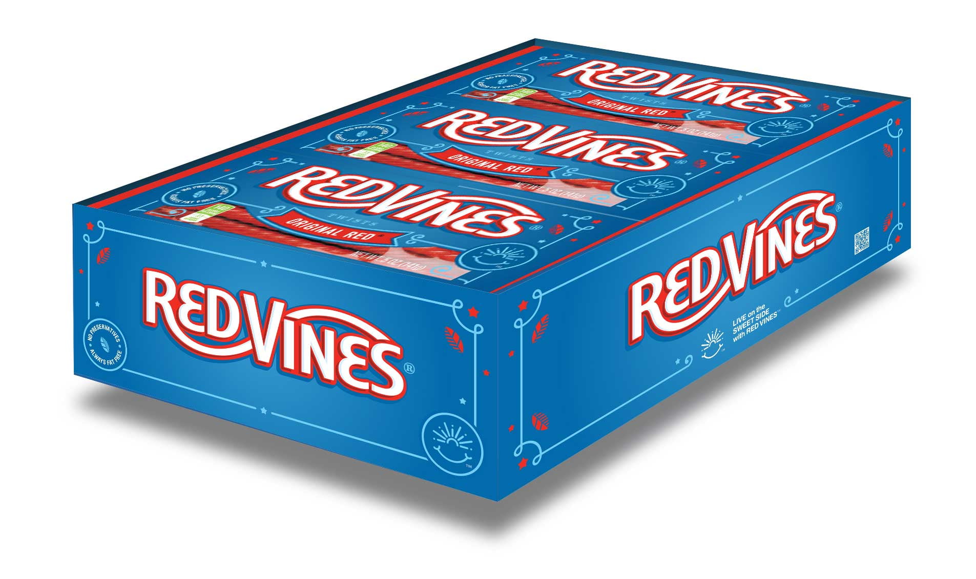 Red Vines Original Red Twists - 5 Oz. Tray, 12 Per Case - Walmart.com