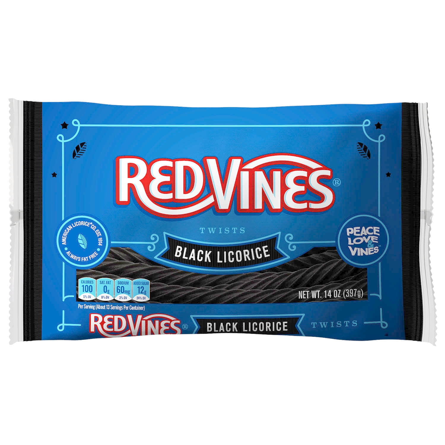 Red Vines Twists Black Licorice Candy,Family Size (1PACK) - Walmart.com