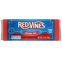 Red Vines Soft Liquorice Jumbo Twists, Original Red Candy, 8oz Bag ...