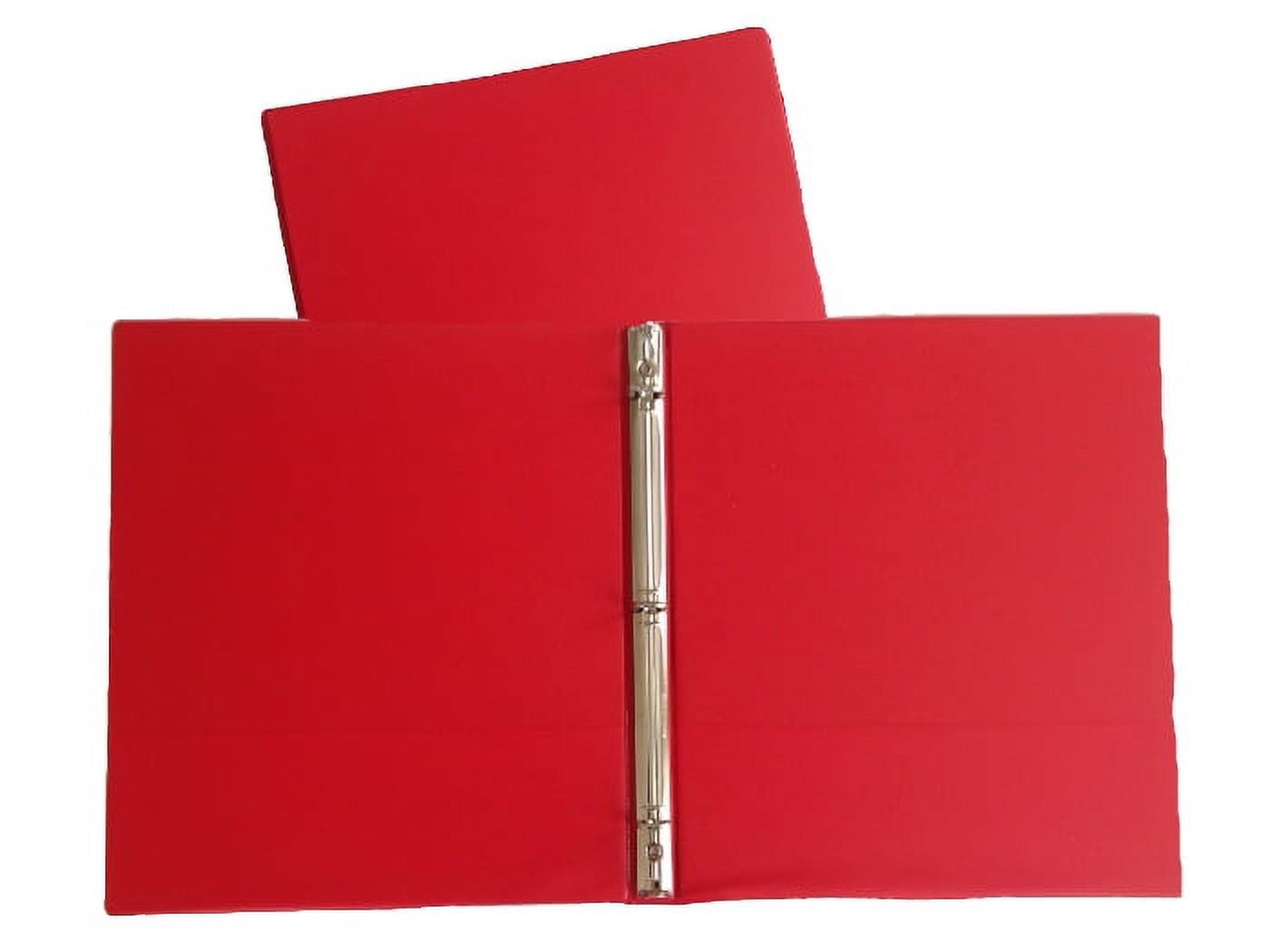 Red Vinyl Standard 3-Ring Binders, 1/2-Inch, for 8.5" x 11" Sheets ...