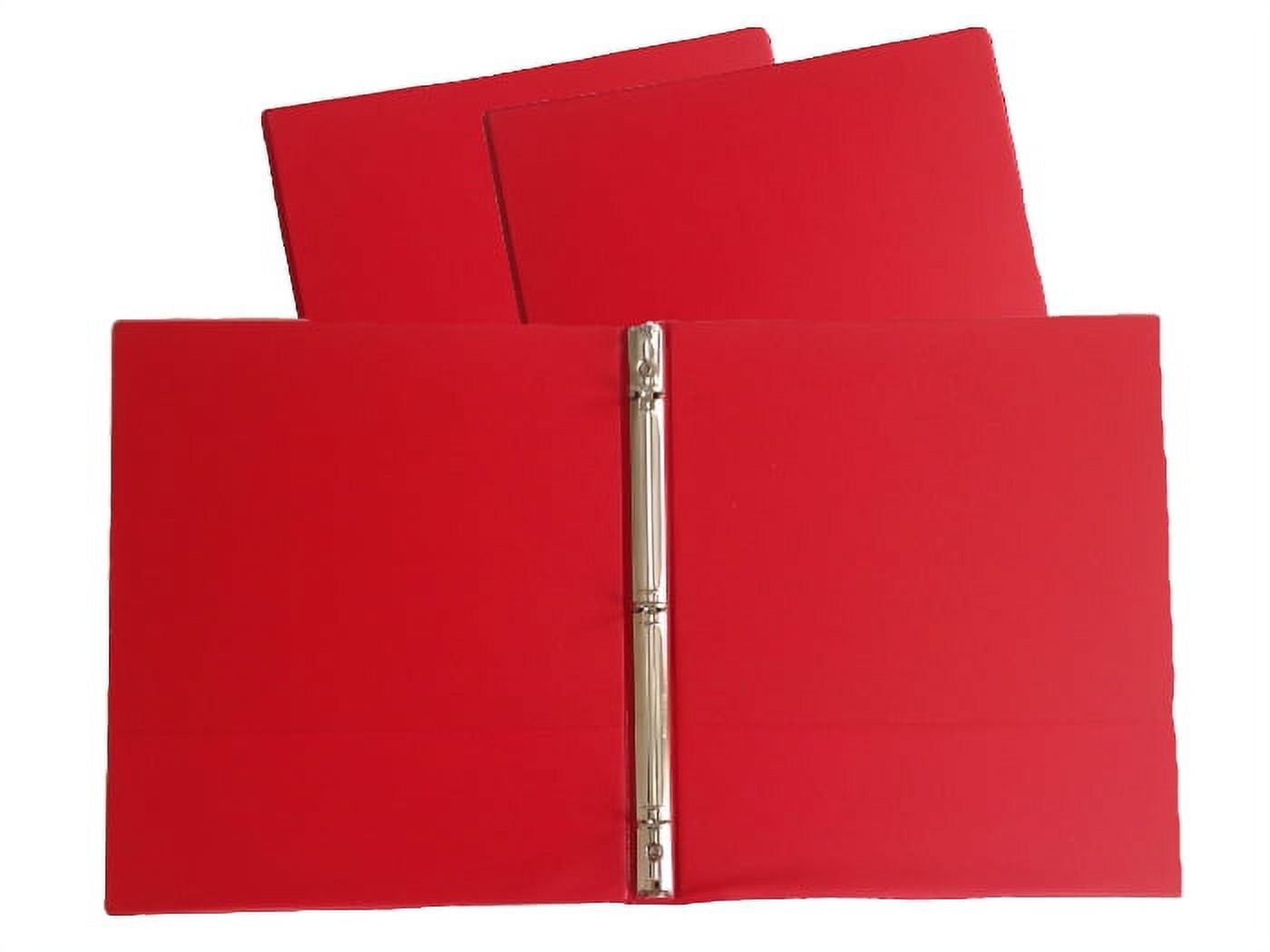 Red Vinyl Standard 3-Ring Binders, 1/2-Inch, for 8.5" x 11" Sheets ...