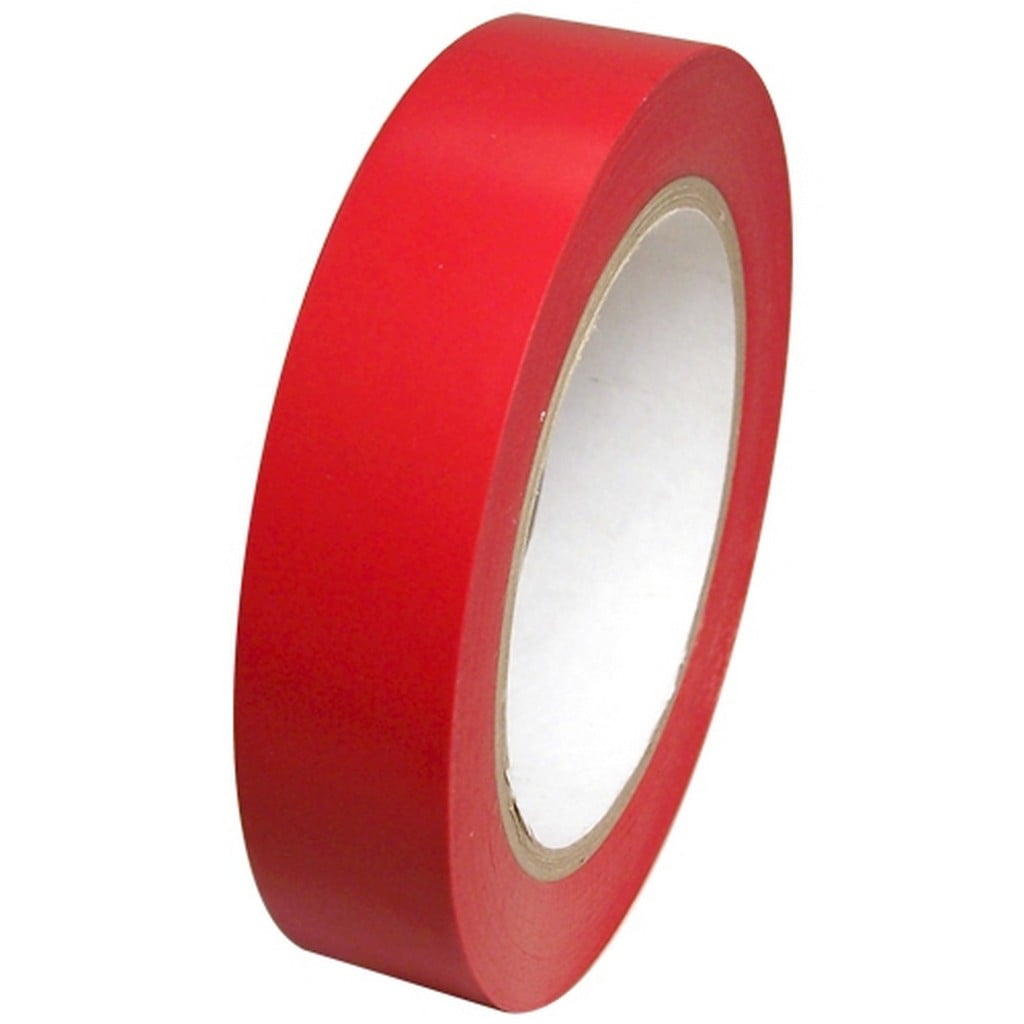 Red Vinyl Tape 1 X 36 Yard Roll - Walmart.com