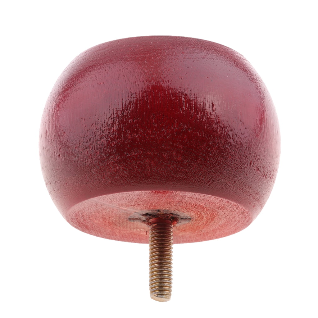 Homyl Solid Wooden Furniture Legs Protector, Red, Drum Shape, 10cm ...