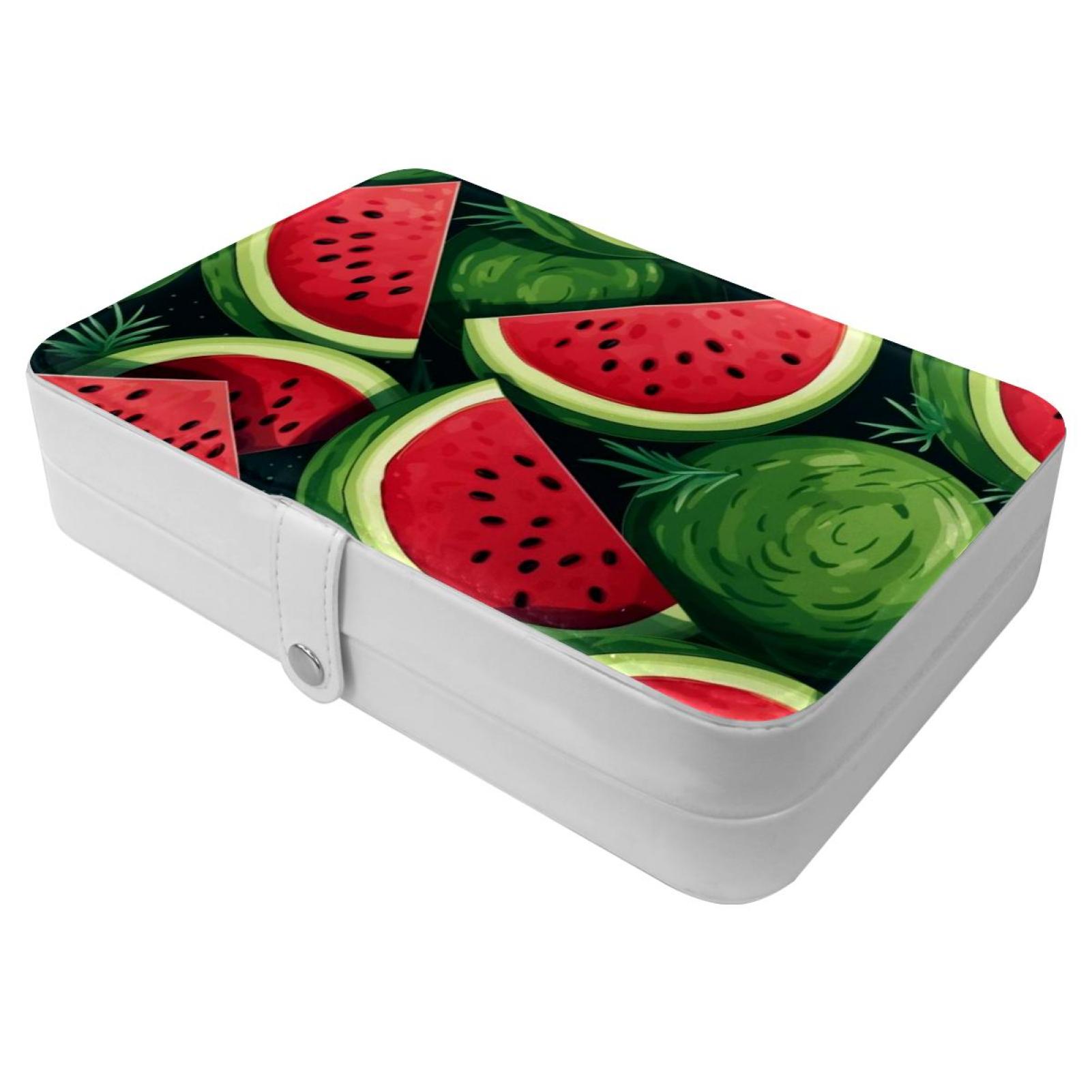 Red Watermelon Travel Jewelry Box - Your Portable Treasure Chest for ...