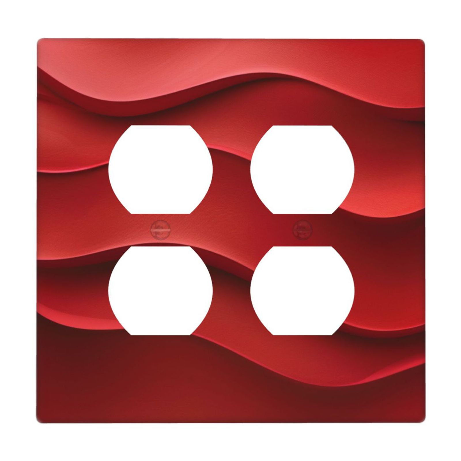 Red Wave Light Switch Cover Decorative Switch Plates and Outlet Covers ...