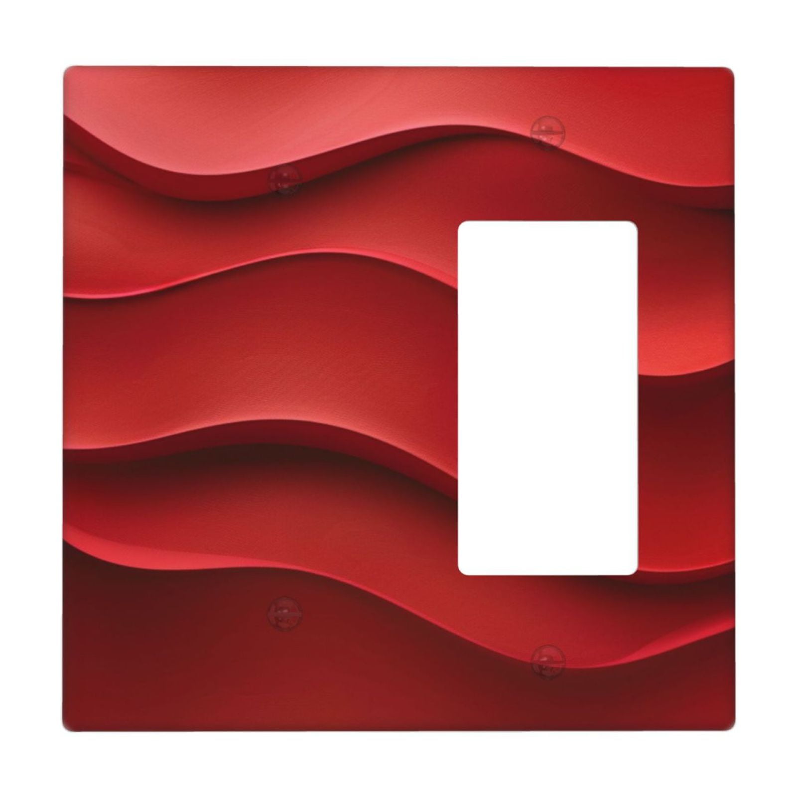 Red Wave Light Switch Cover Decorative Switch Plates and Outlet Covers ...