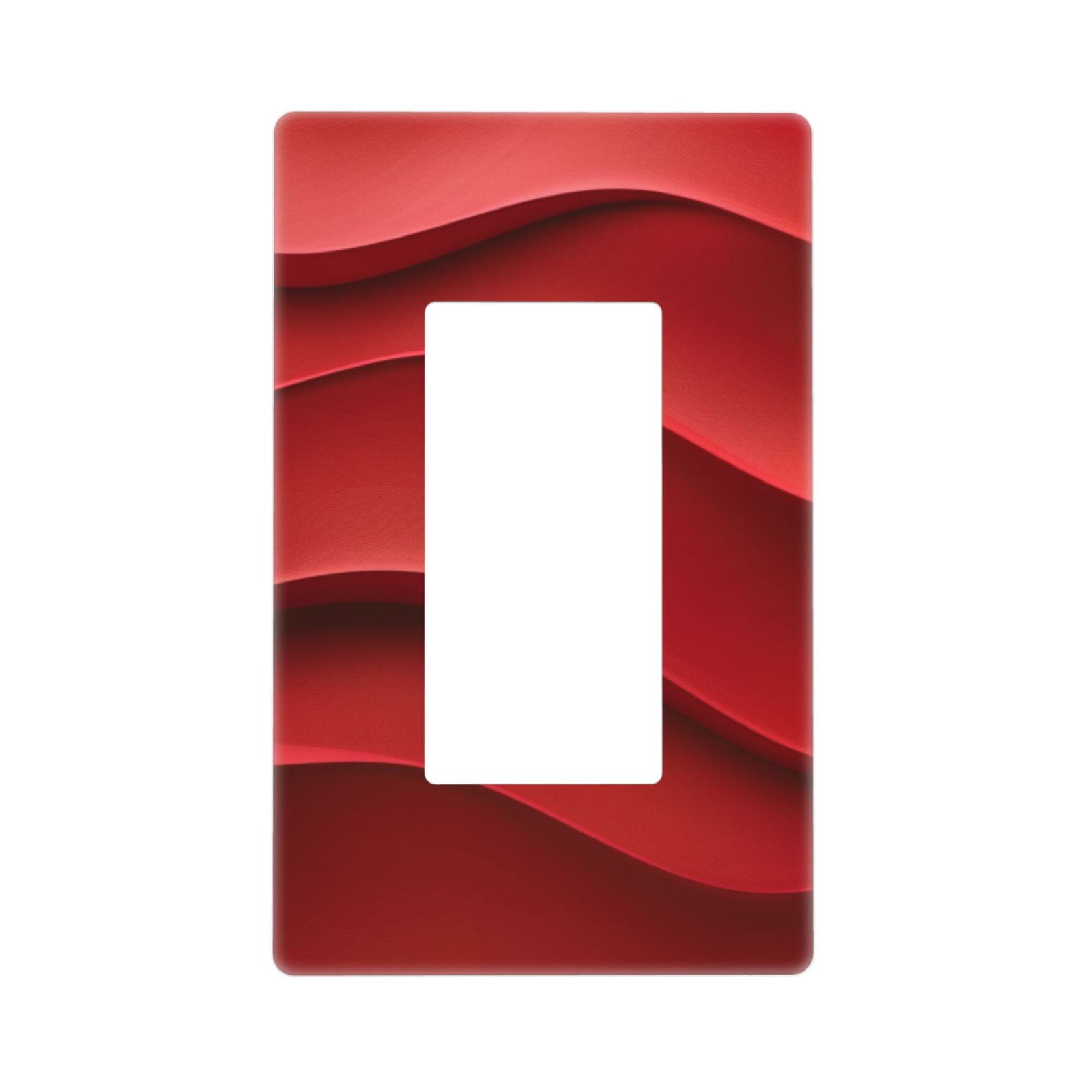 Red Wave Light Switch Cover Decorative Switch Plates and Outlet Covers ...