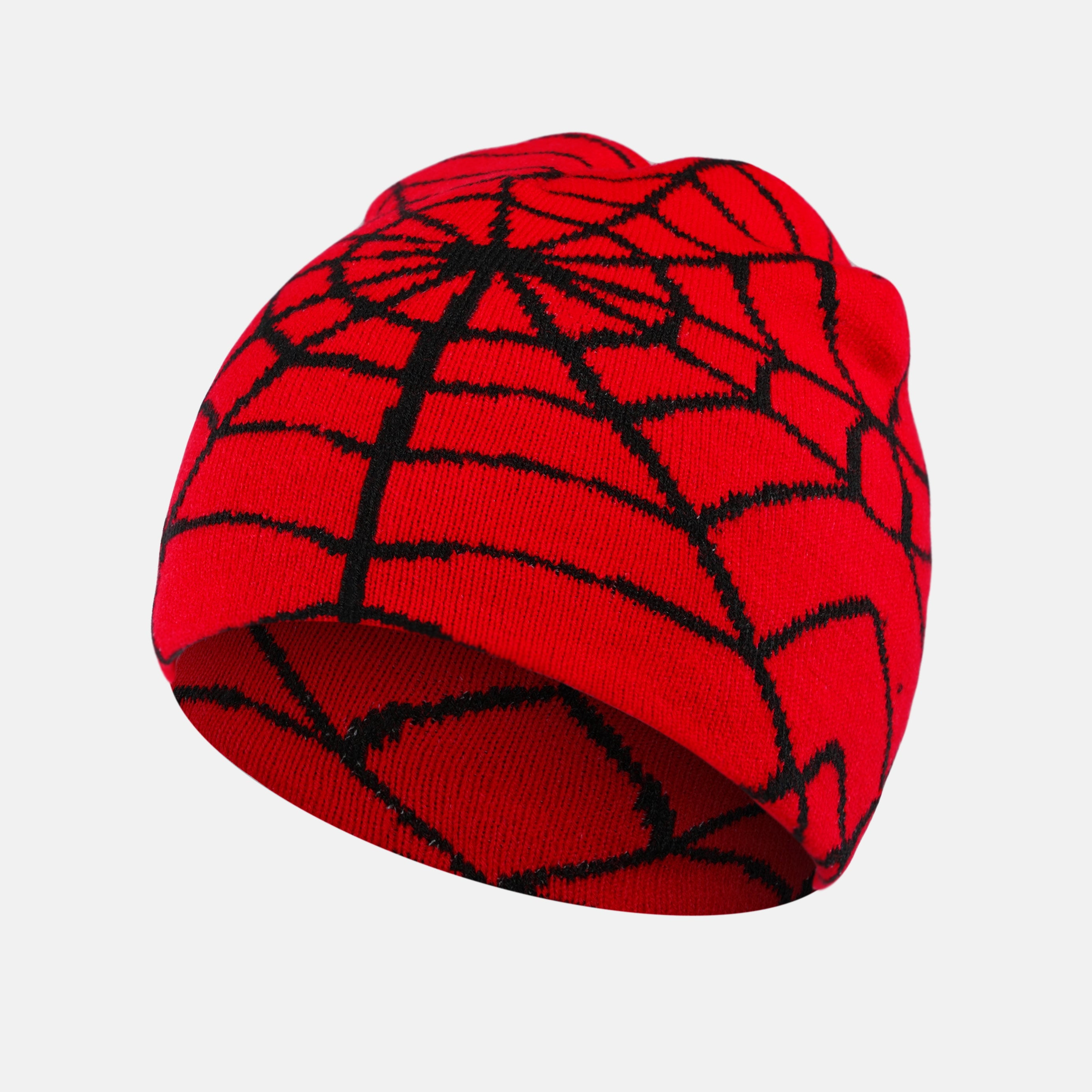 Red Web Beanie - Walmart.com