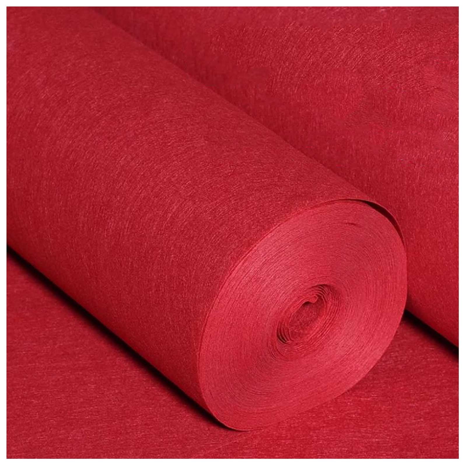 Red Wedding Aisle Runners, Felt Aisle Runner,2 mm Thick Cutable Aisle ...