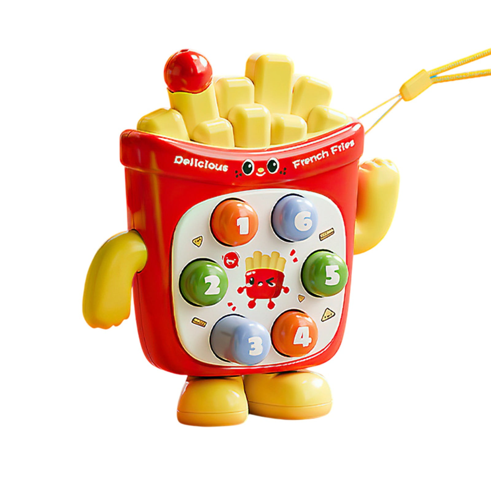 Red Whack-A-Mole Electronic Game With Sound, Handheld Toy For Focus ...