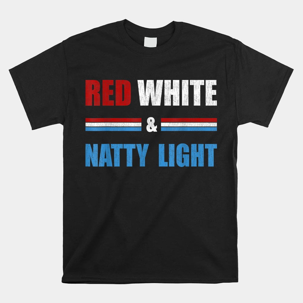 Red White And Natty-light Shirt - Walmart.com
