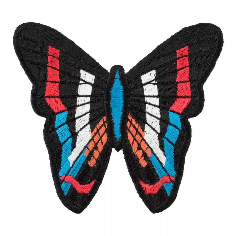 Red, White & Blue Butterfly Patch, Butterfly Patches - Walmart.com