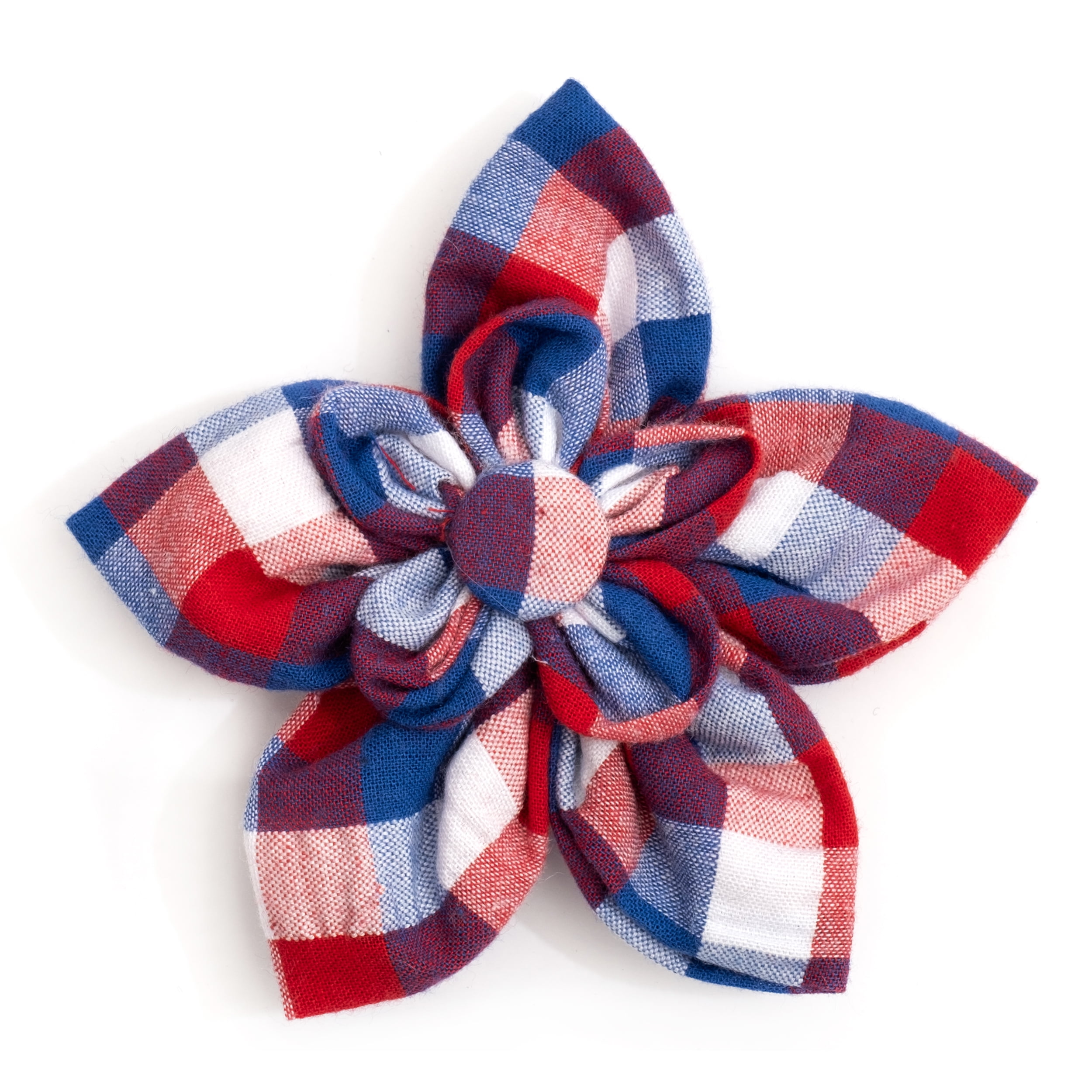 Red/White/Blue Check Flower - Walmart.com