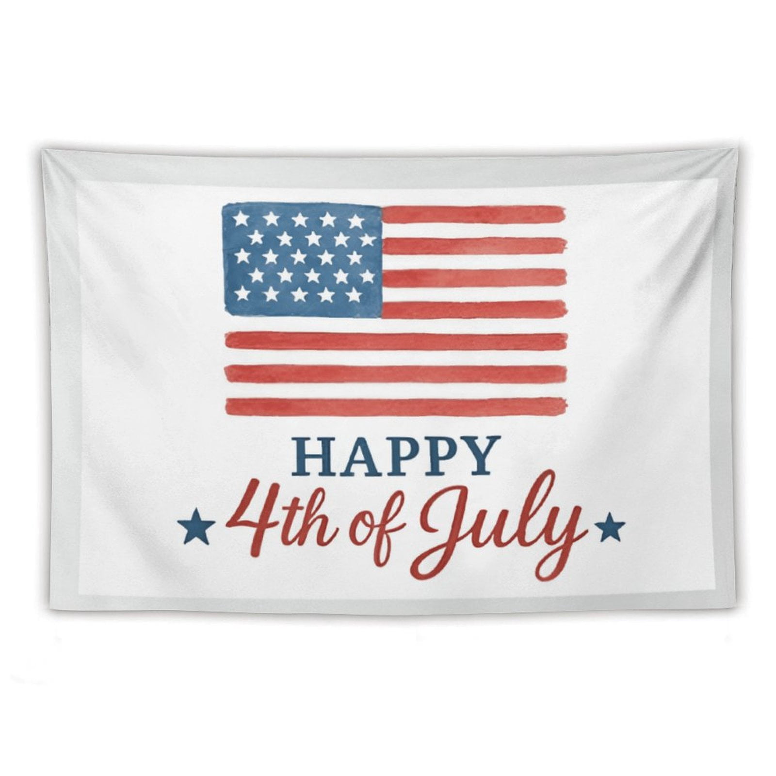 Red White Blue Decor, Memorial Day Art, Independence Day Tapestry Wall ...