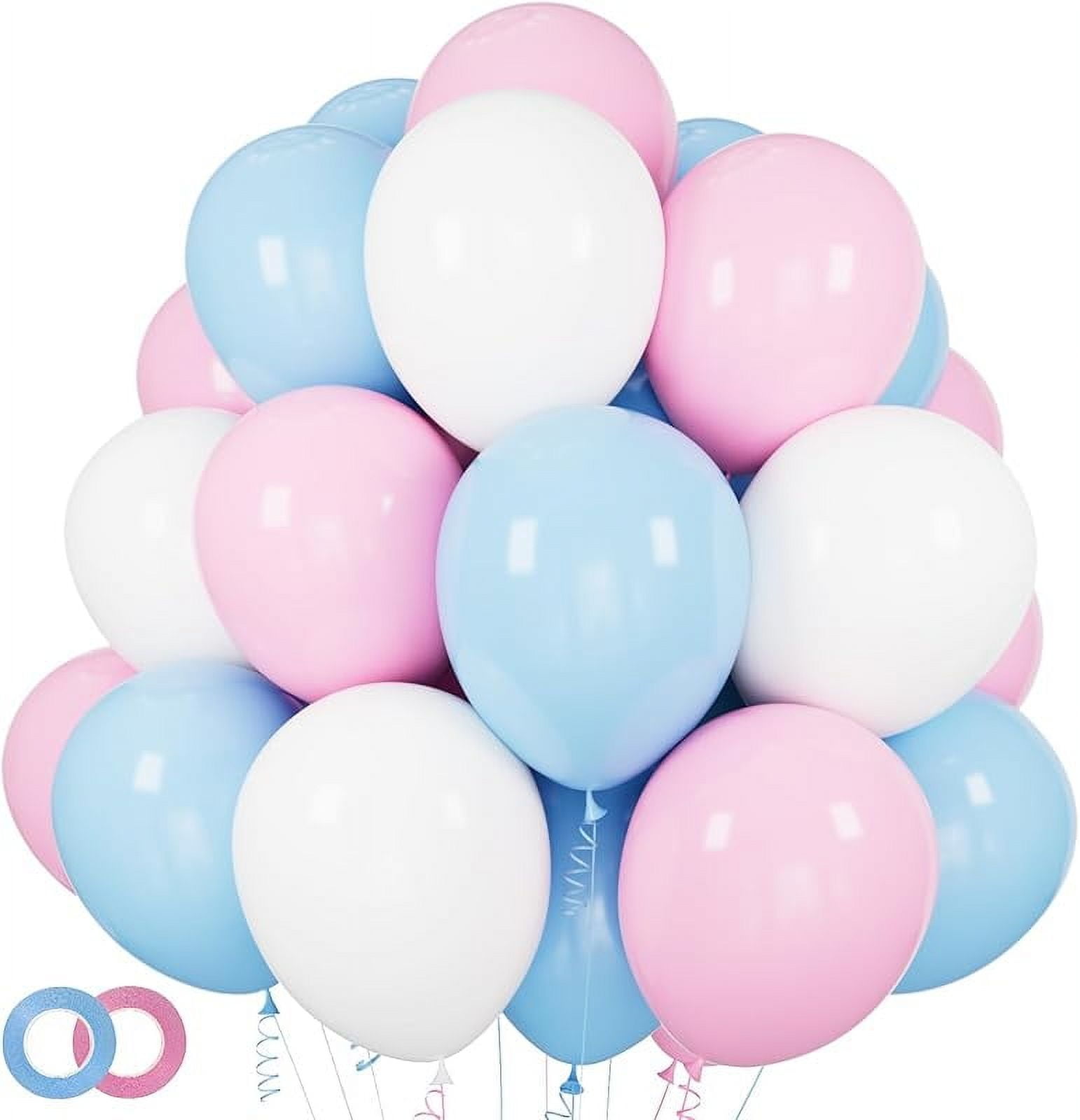 Red White and Blue Latex Balloons 100 Pack for 4th of July Decorations ...