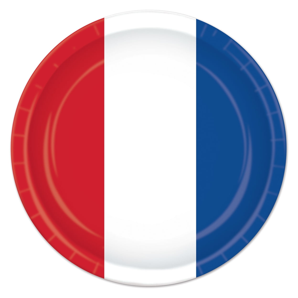 Red, White & Blue Plates 9" - 12 Pack(8 Per Package) - Walmart.com