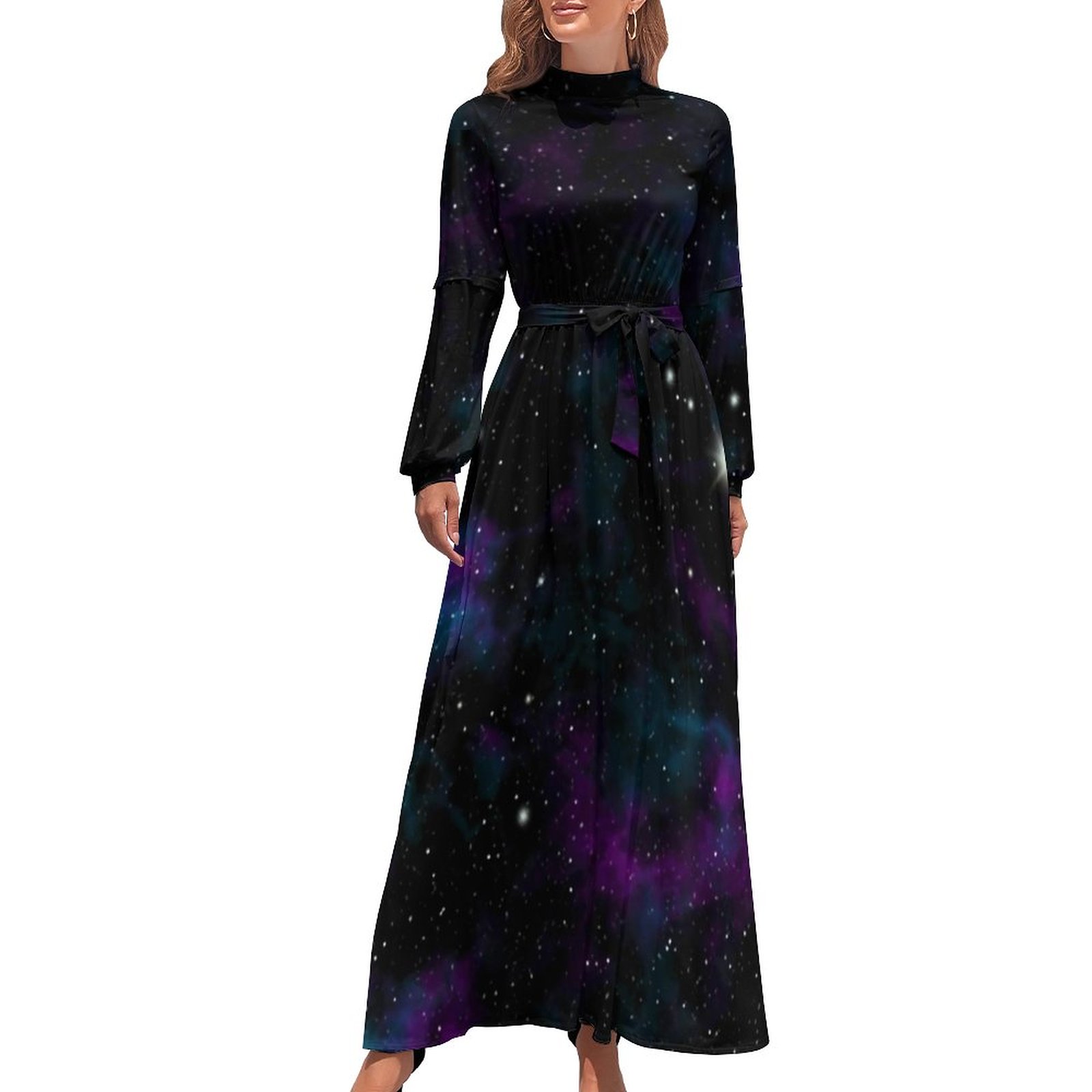 Red White Blue Star Dress Patriotic USA Flag Aesthetic Bohemia Dresses ...