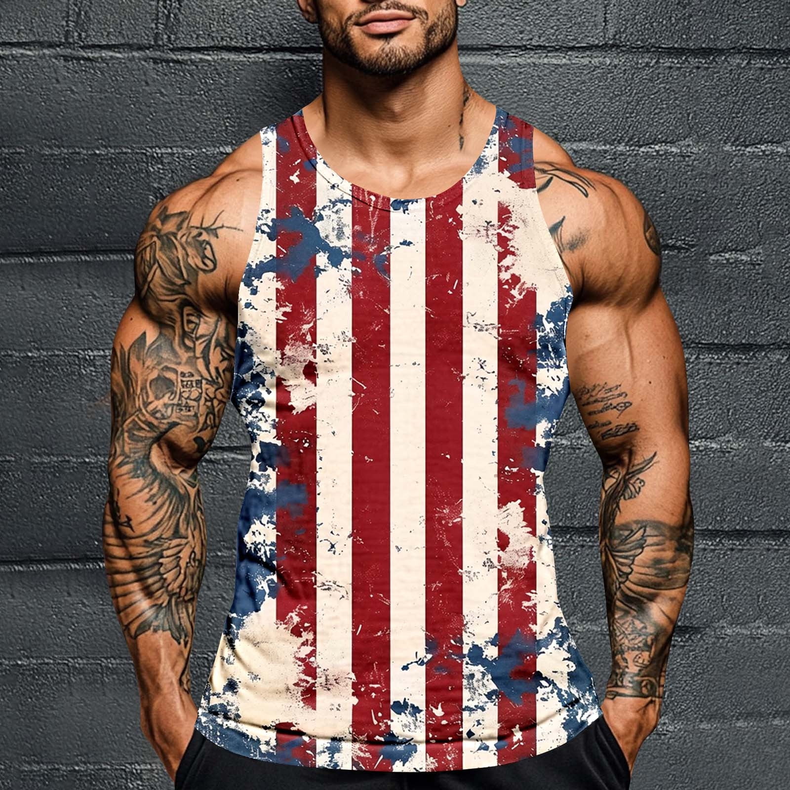 Red White and Blue Tank Memorial Day Tank Red White and Blue Tanks ...