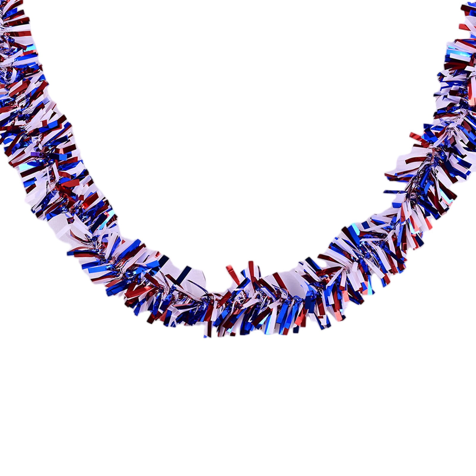 Red White Blue Tinsel Garlands,King Coronation Decor 2024 for Union ...