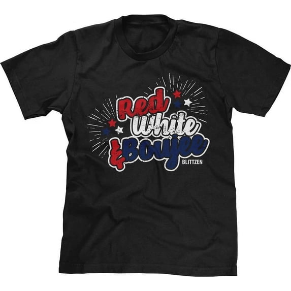 Red White Boujee Fourth 4Th Of July Satire Song Funny Patriotic Shirt ...