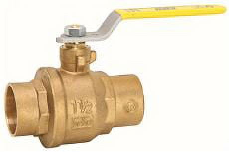 Red-White Full Port Ball Valve, 1-1/2'' C X C, Lead Free - Walmart.com