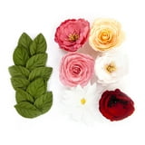 Red - White & Pink Crepe Flowers by Recollections™ - Walmart.com