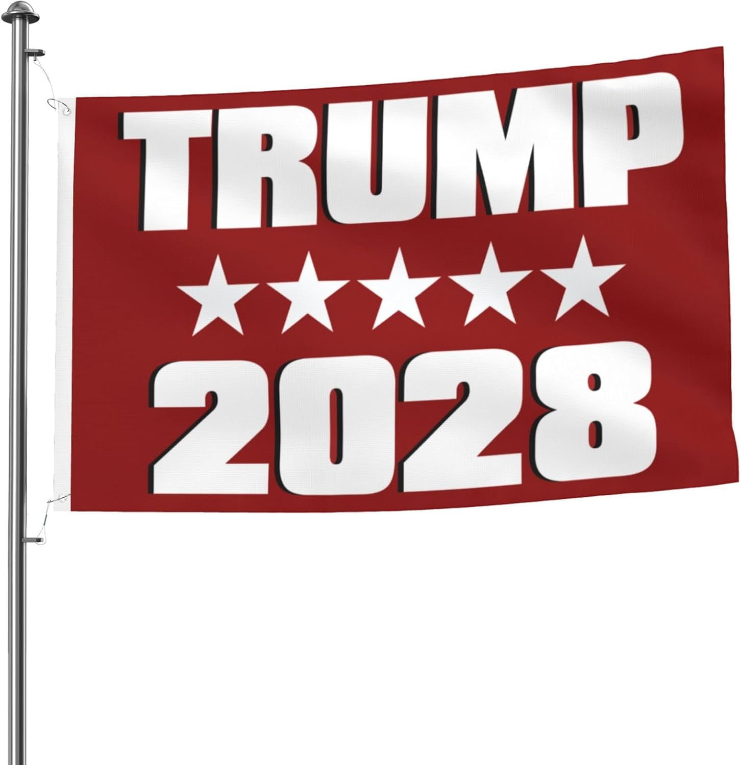 Red White T 2028 Flag 5x8ft Outdoor Double Sided Patriotic America ...