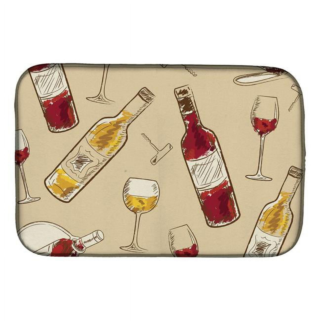 Red & White Wine Dish Drying Mat - Walmart.com