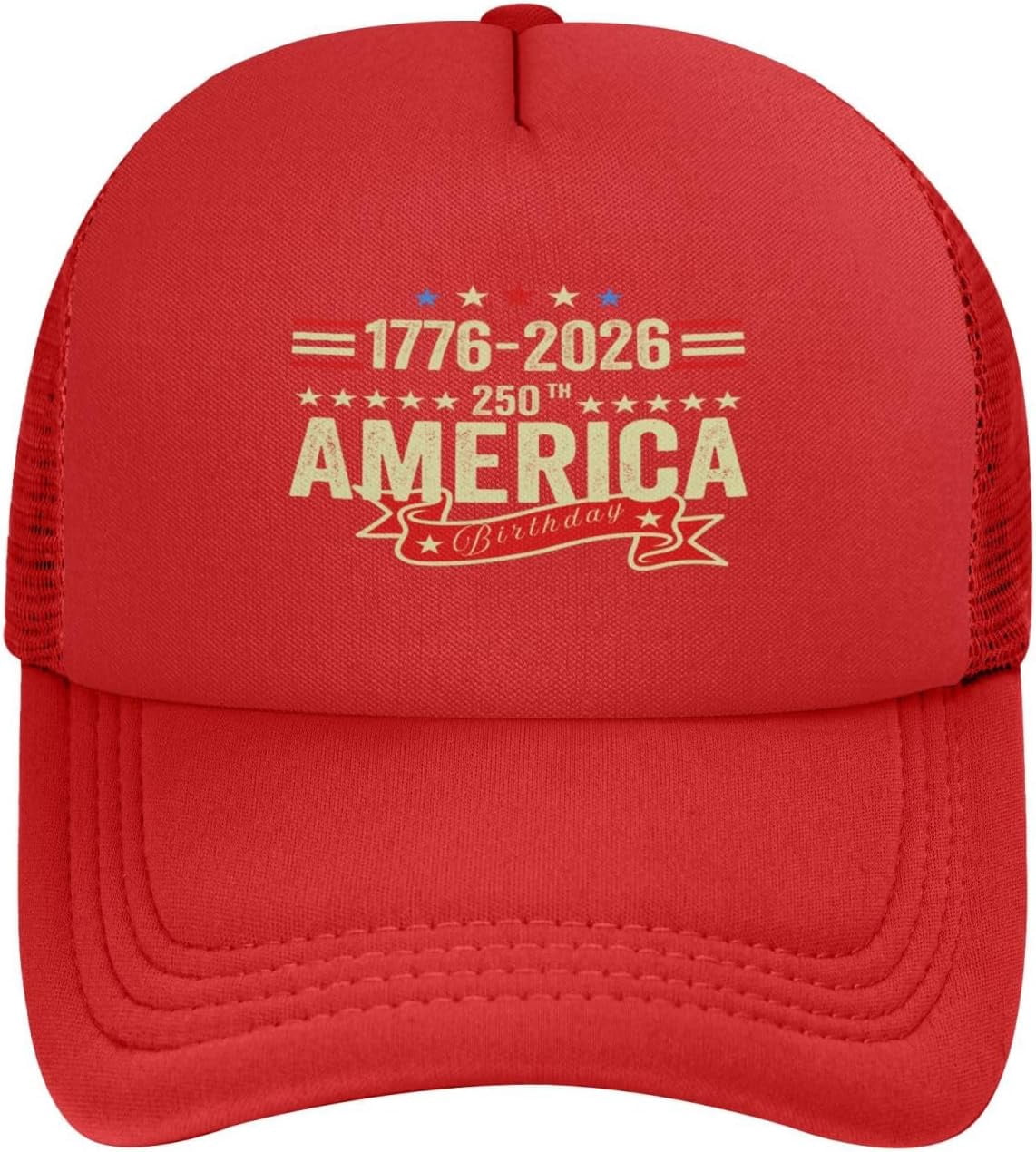 Red White and Blue Hat 250th Anniversary USA 1776–2026 - Walmart.com