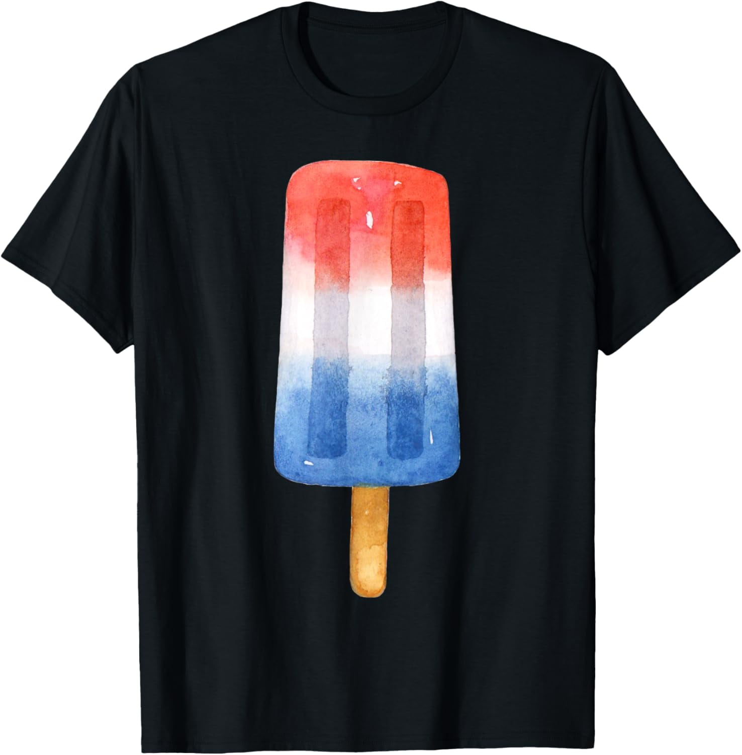 Red White and Blue Popsicle Ice Pop T-Shirt mens t shirt，black，women ...