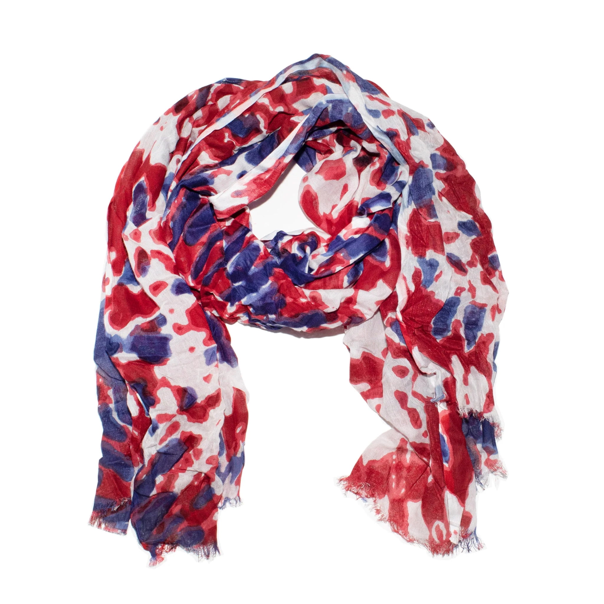 Walmart's Red, White and Blue Tie Dye Scarf - Versatile Hair Accessory ...